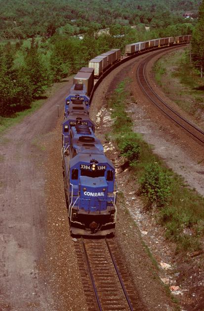 CR 3384 TV-8 Canaan NY Jun 1980 | Conrail Photo Archive