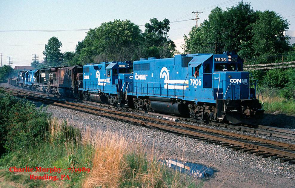 CR 7906, one of the former PRSL GP38s with an extended cab and no ...