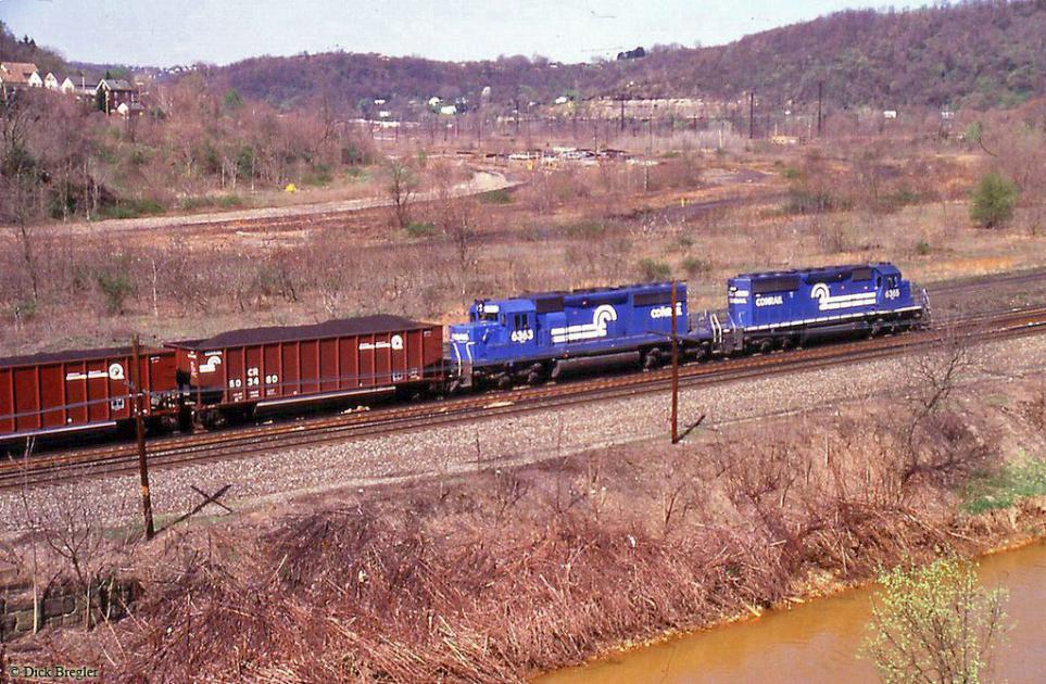 CR 6363 at Pitcairn, PA in 1993 | Conrail Photo Archive