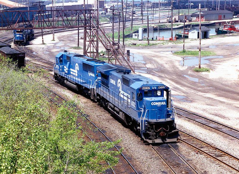 CR 6032 and 6775 at Conrail's Ashtabula Harbor Ohio yard. | Conrail ...