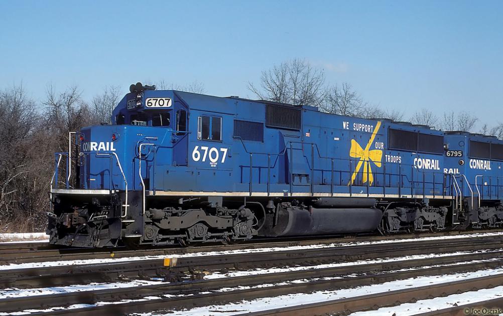 CR 6707 King of Prussia, PA 2-7-1993 | Conrail Photo Archive