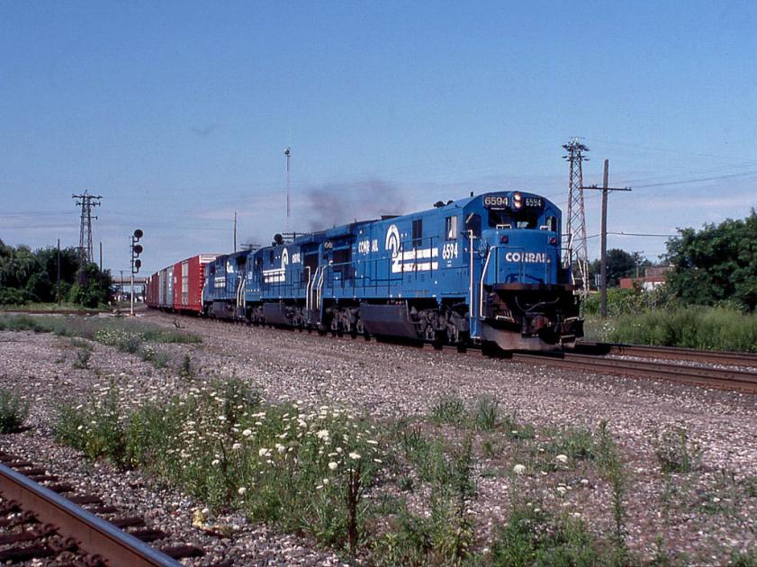 CR 6594 at Ashtabula, Ohio 8/6/94 | Conrail Photo Archive