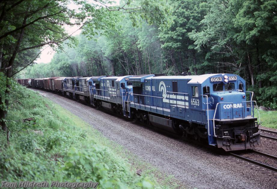 CR 6563 at Dalton, MA on 6/10/90 | Conrail Photo Archive