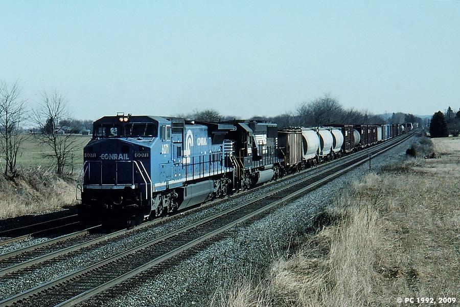 CR 6071 Alburtis, PA 03-01-1992 | Conrail Photo Archive