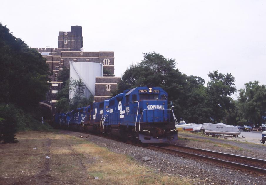 CR 7875 at West Point, USMA, NY. on 8/20/88. | Conrail Photo Archive