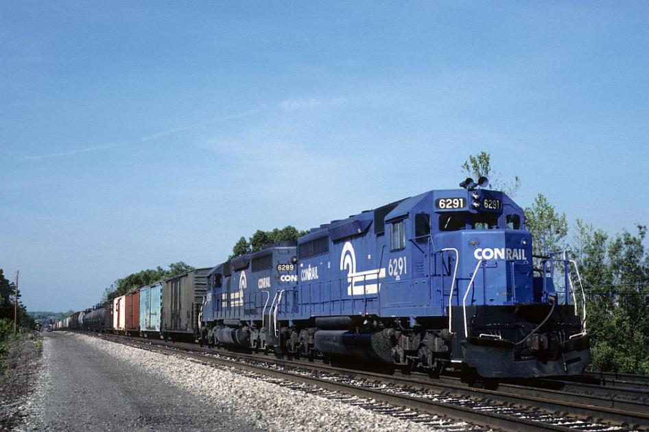 CR 6291 SD-40 Latrobe 05-87 | Conrail Photo Archive