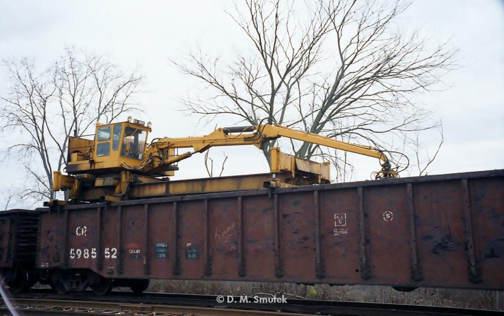 CR Tie Unloader / Material Handler CJ 1005 Campbell Hall, NY November ...