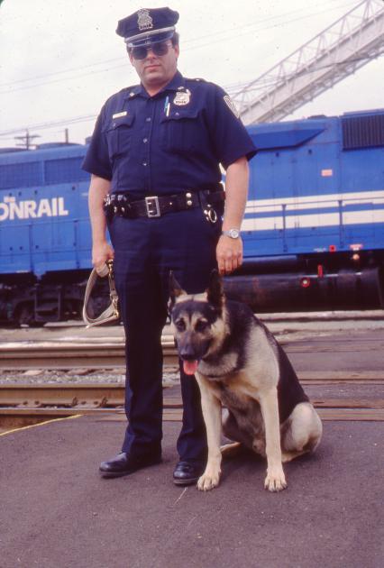 CR Police K9 Team Canton OH | Conrail Photo Archive