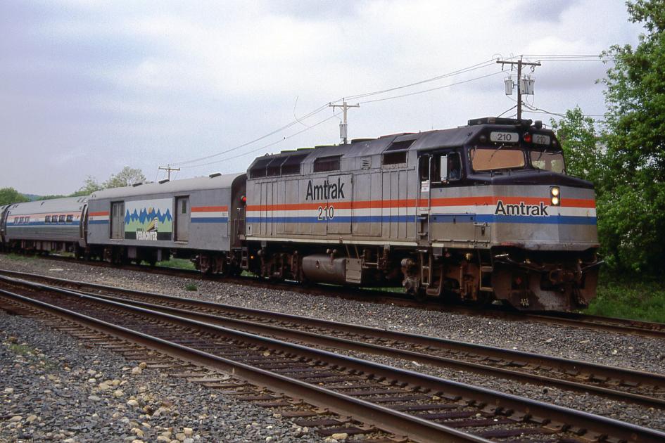AMTK 210 Palmer MA | Conrail Photo Archive