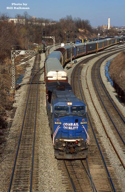 CR 743 West Baltimore MD on 3-16-96 | Conrail Photo Archive