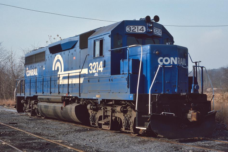 CR 3214 at Northumberland, PA 11/23/90 | Conrail Photo Archive