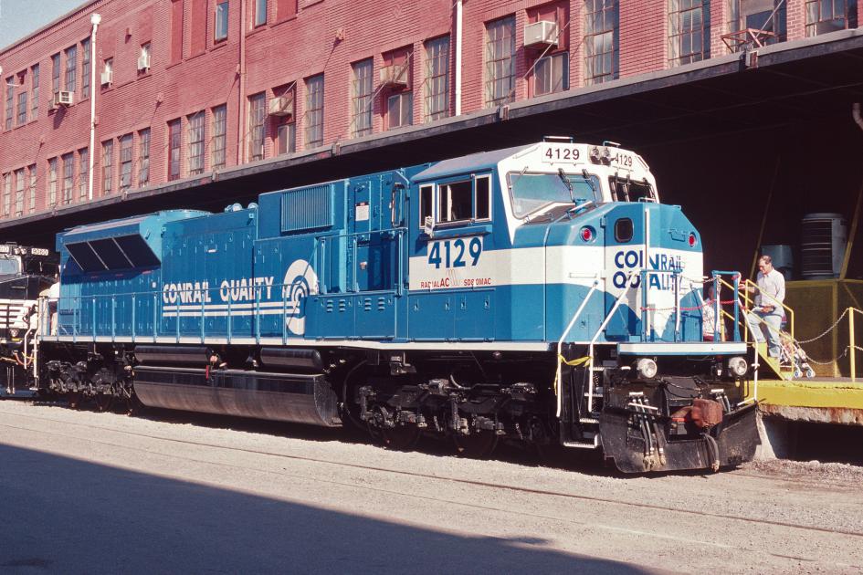 CR 4129 at Altoona, PA 10/05/97 | Conrail Photo Archive