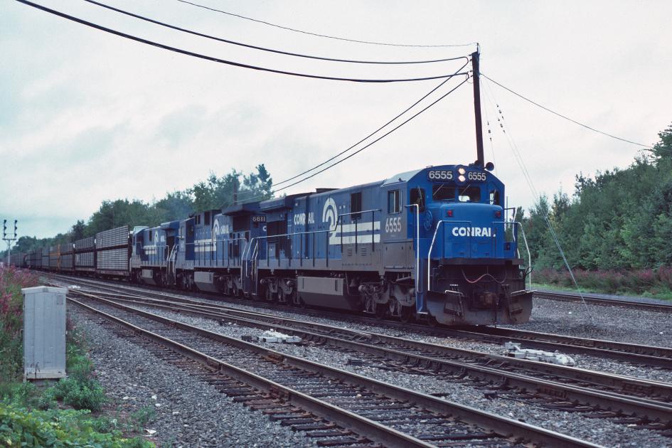 CR 6555 at Selkirk, NY 08/31/85 | Conrail Photo Archive