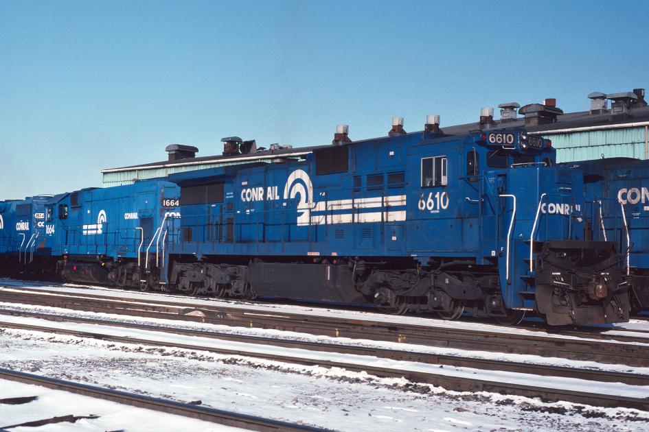 CR 6610 at Selkirk, NY 12/31/91 | Conrail Photo Archive