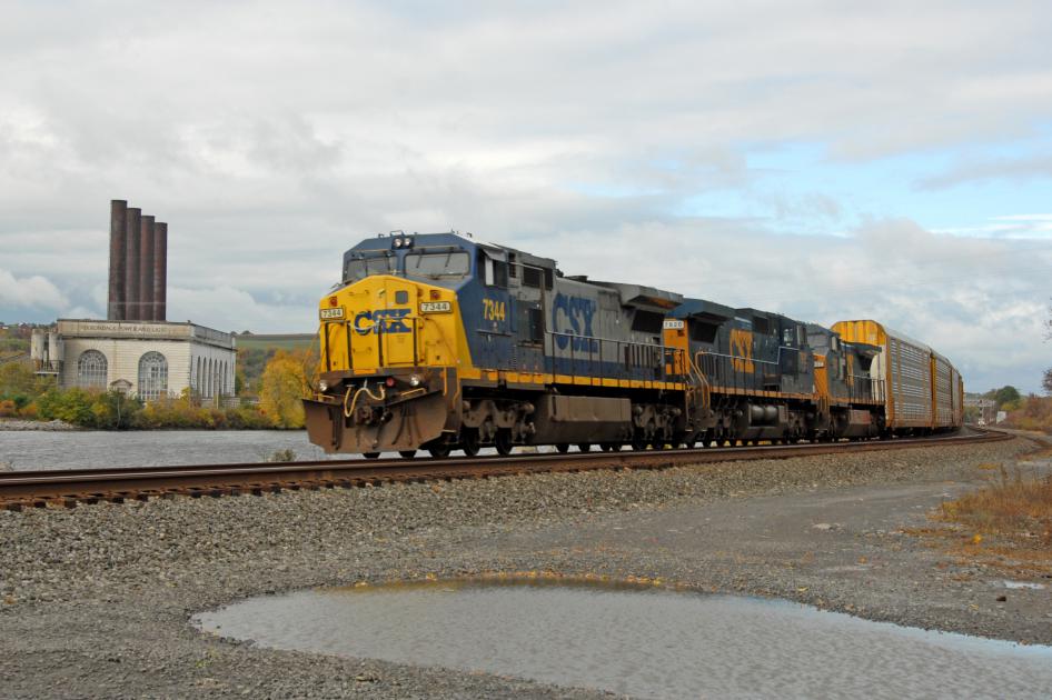 CSX 7344 Amsterdam NY | Conrail Photo Archive