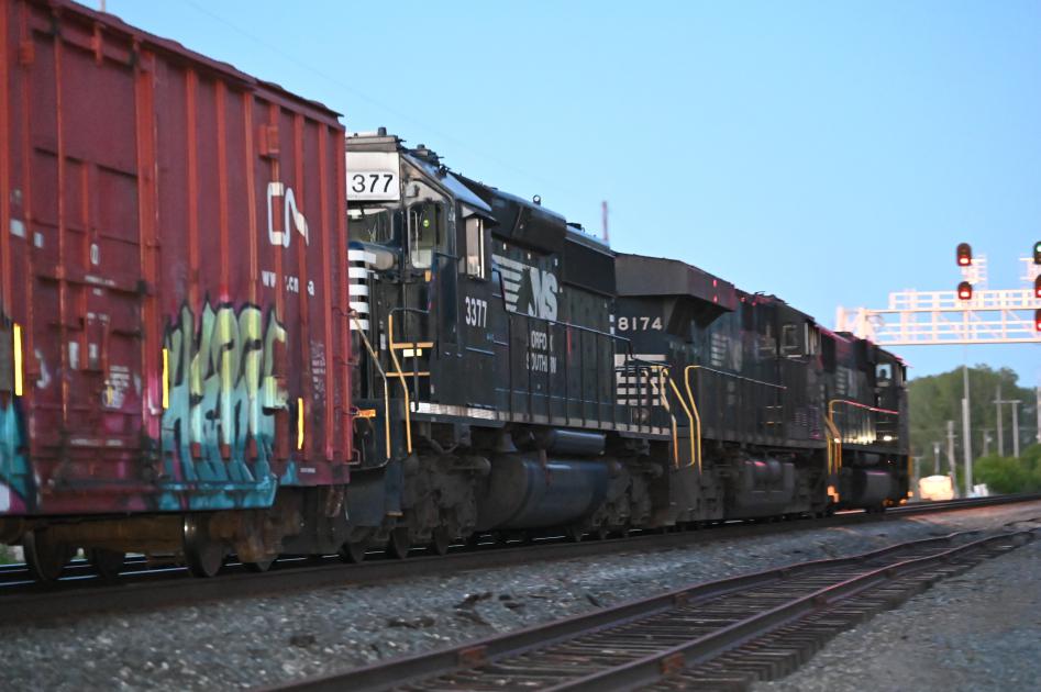 NS 3377 (CR 6441) Huron Ohio 5-13-2021 | Conrail Photo Archive