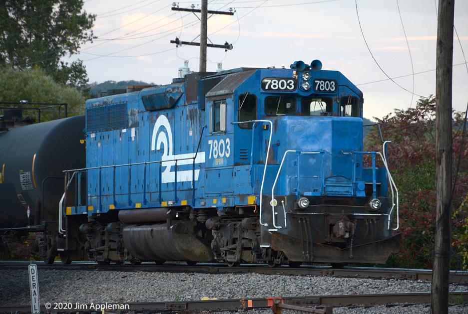 BPRR 7803 (CR 7803) at Bradford, PA 10/1/2020 | Conrail Photo Archive