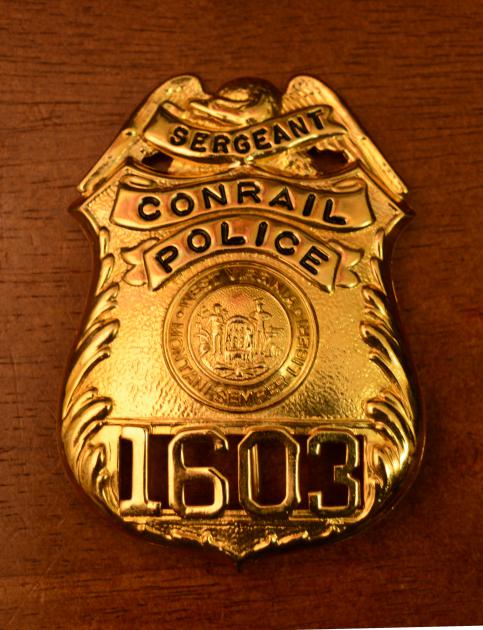 CR Police Sergeant's Badge | Conrail Photo Archive