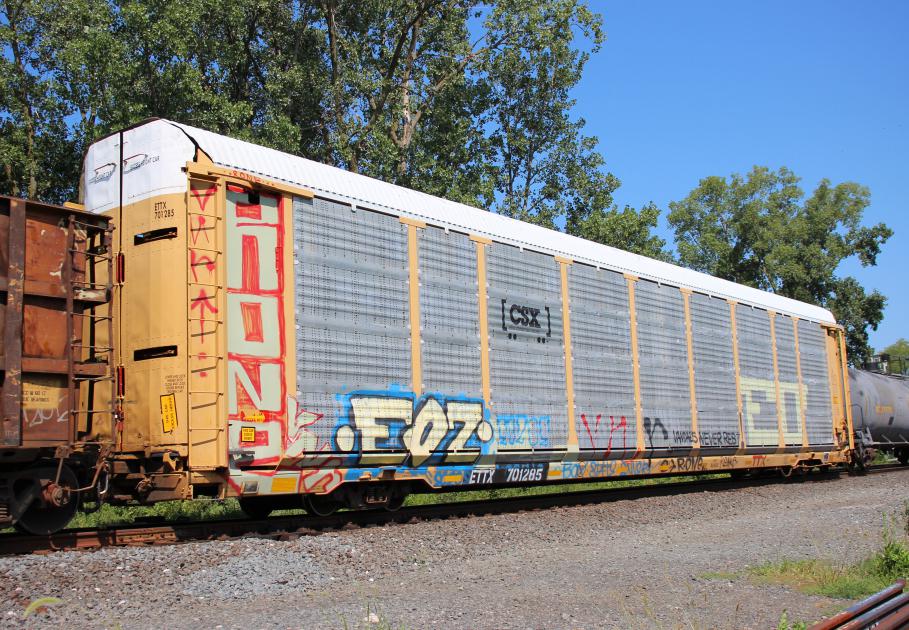 ETTX 701285-Rack class ML3N | Conrail Photo Archive
