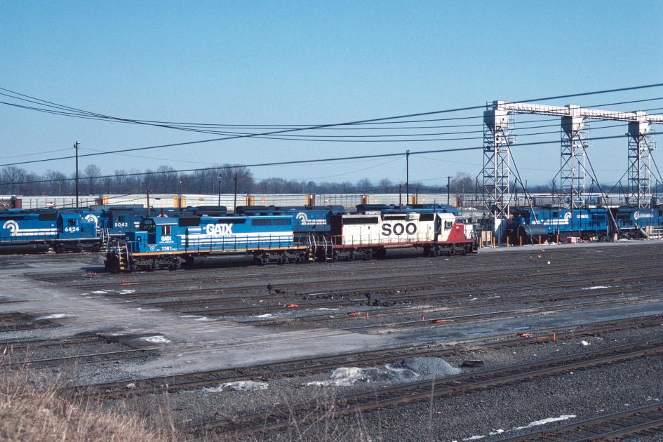 GSCX 7361 at Selkirk, NY 02/20/95 | Conrail Photo Archive