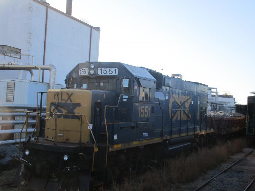 PRLX 1551 at Springdale, AR 12/17/22 | Conrail Photo Archive