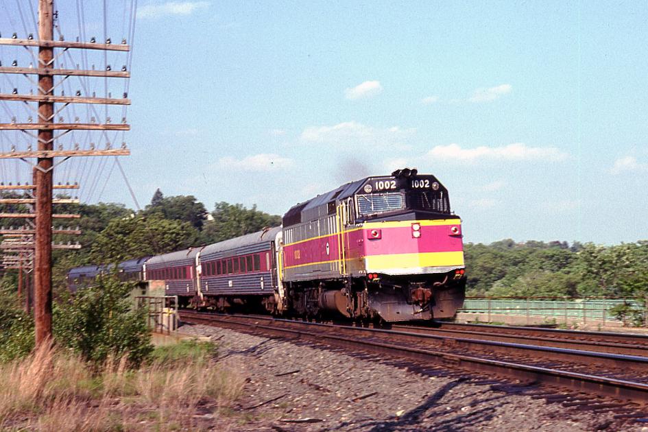 MBTA 1002 Riverside MA | Conrail Photo Archive