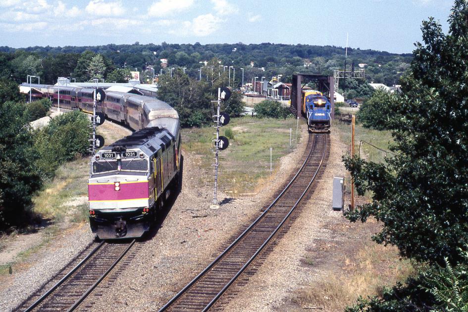 MBTA 1031 Readville MA | Conrail Photo Archive