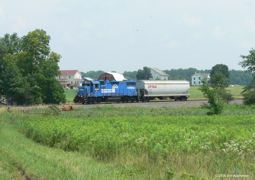 NS 5276 (CR 8069) at Schuyler, PA 7/5/2006 | Conrail Photo Archive