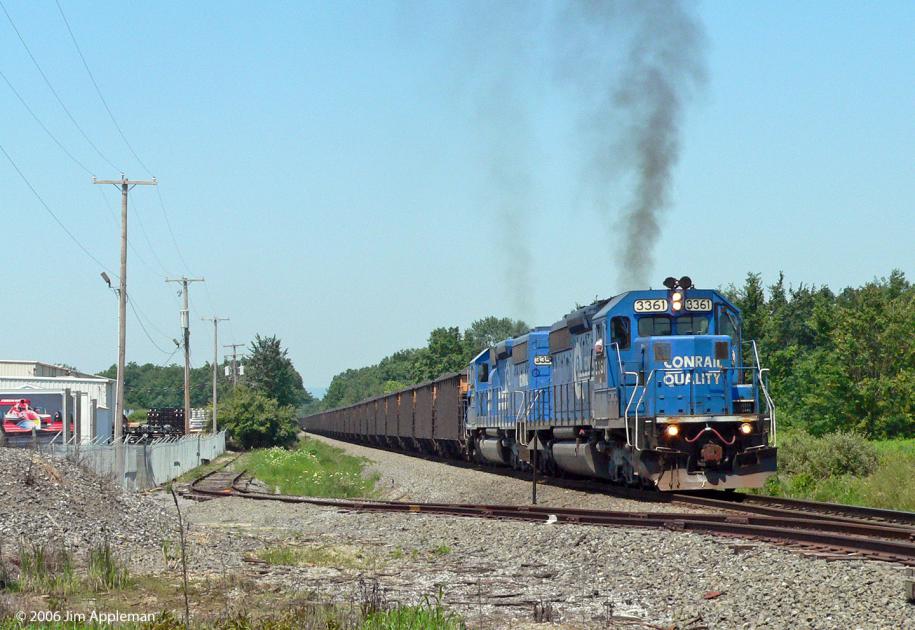 NS 3361 (CR 6415) at Ottawa, PA 7/17/2006 | Conrail Photo Archive